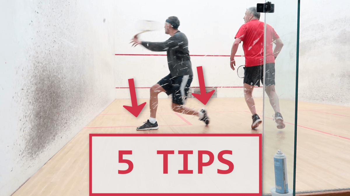 Squash Backhand Volley Drop - Squash Source